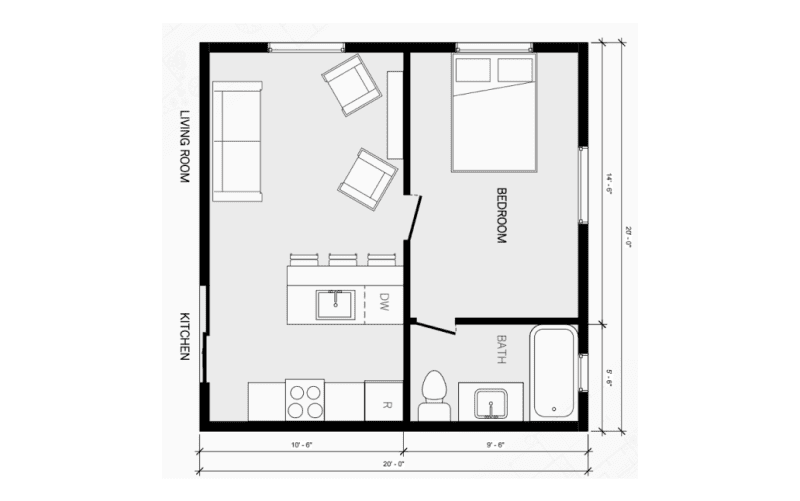 10 Best One-Bedroom ADU Plans - Maxable
